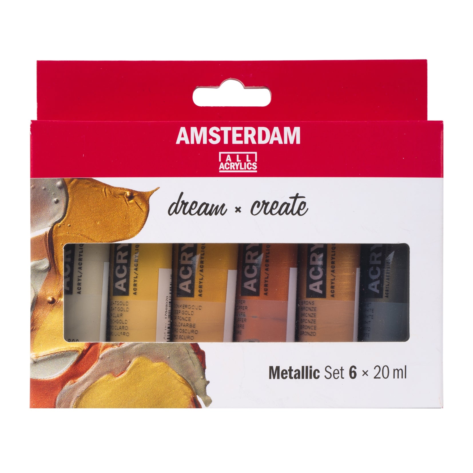 Amsterdam Acrylic Metallics Set 6X20ml